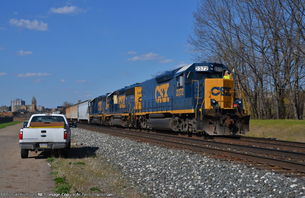 The mechanic has arrived.